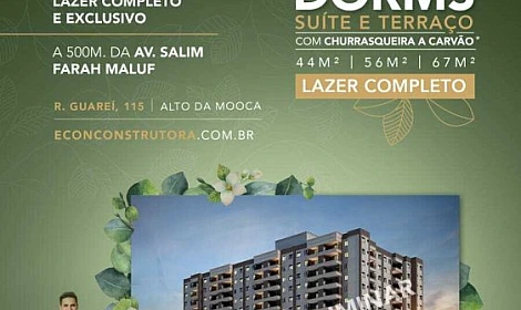 Lançamento Econ Rua Guarei - PRIME ECON ALTO DA MOÓCA